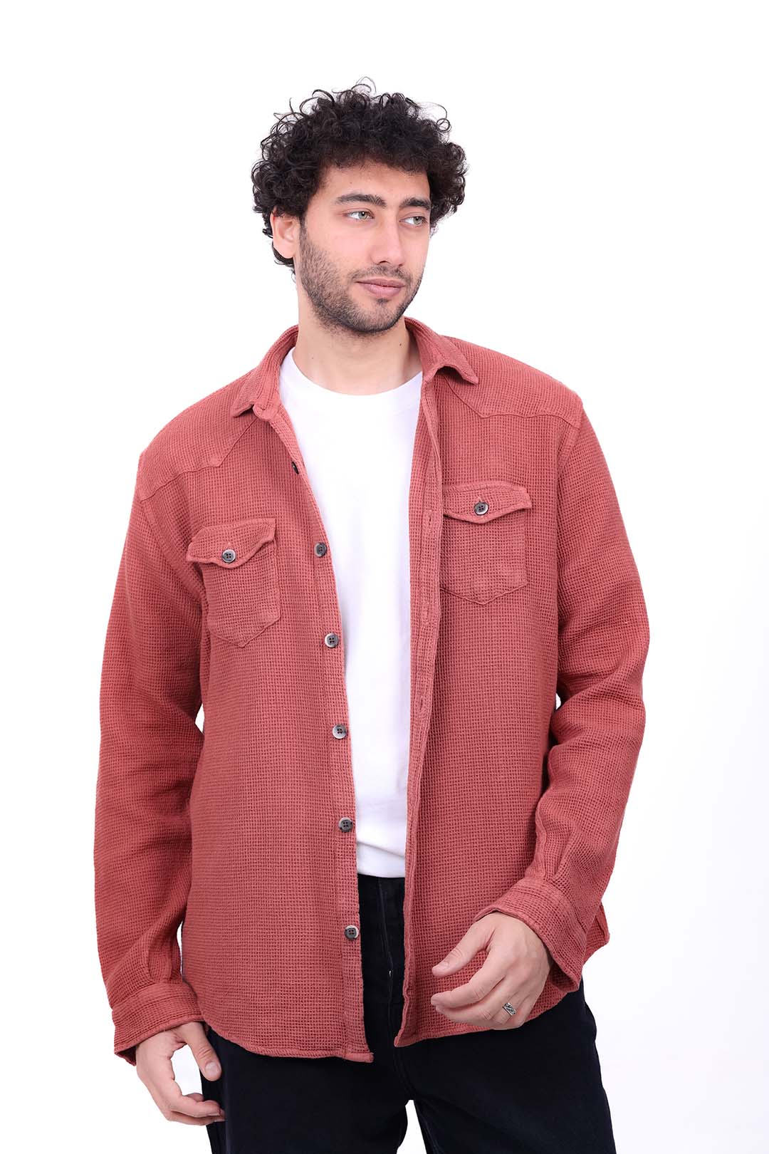 Buy Now | Waffle Two Pockets Shirt | SUTRA